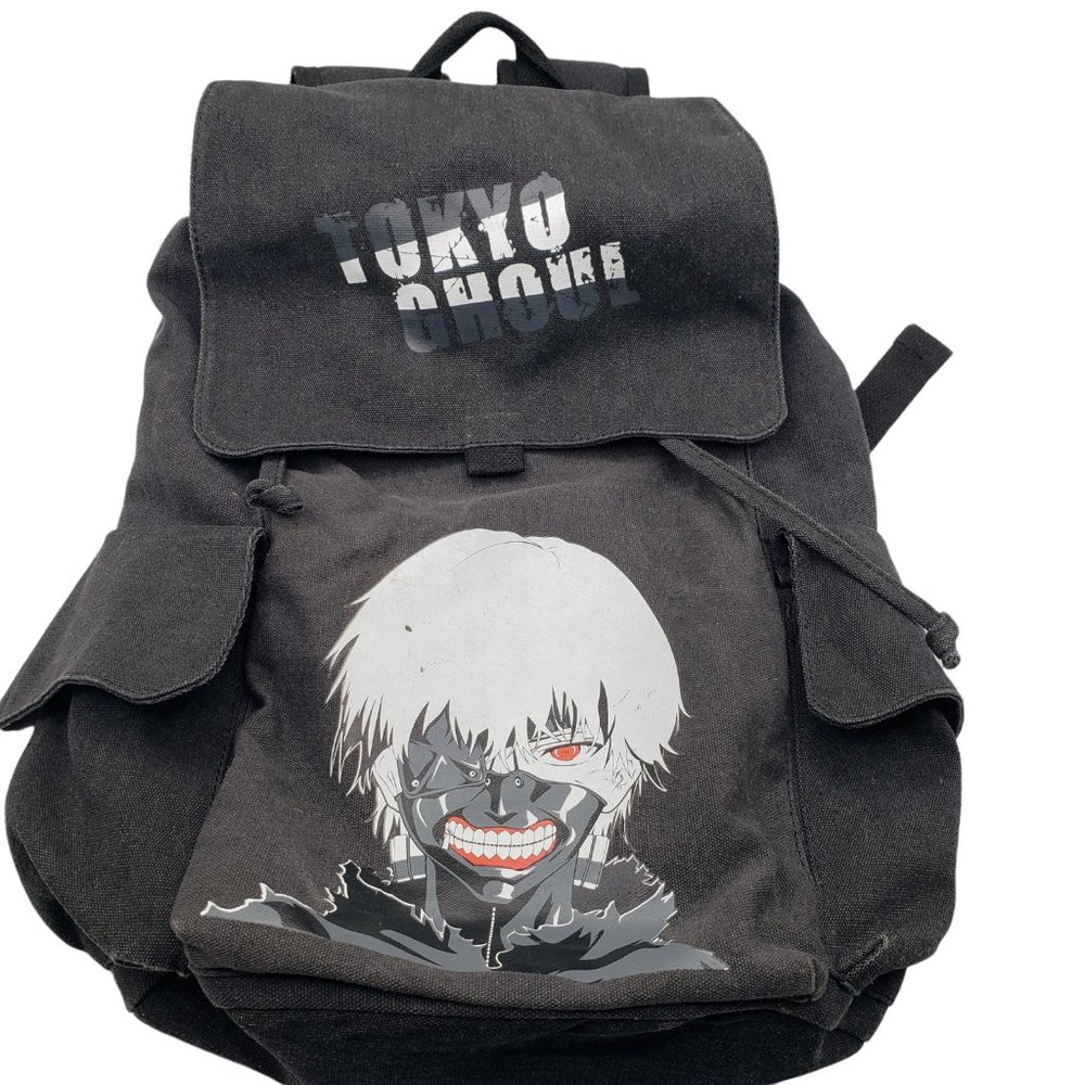Tokyo Ghoul Ken Kaneki Anime Backpack Bookbag Black C… - Gem